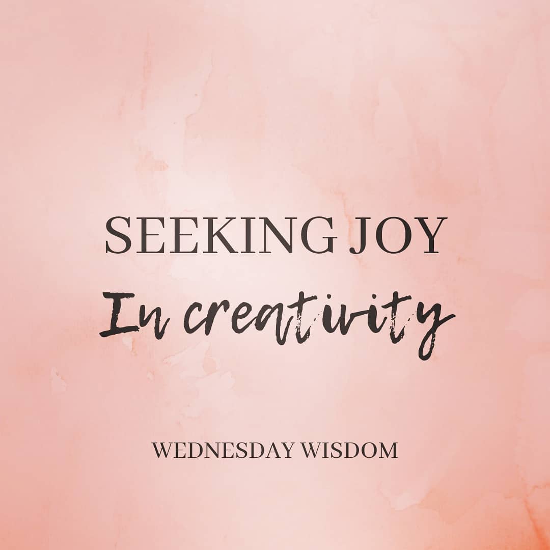 Seeking Joy in Creativity